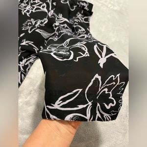 Tan Jay | Tops | Beautiful Sheer Tanjay Bottom Up Blouse | Poshmark